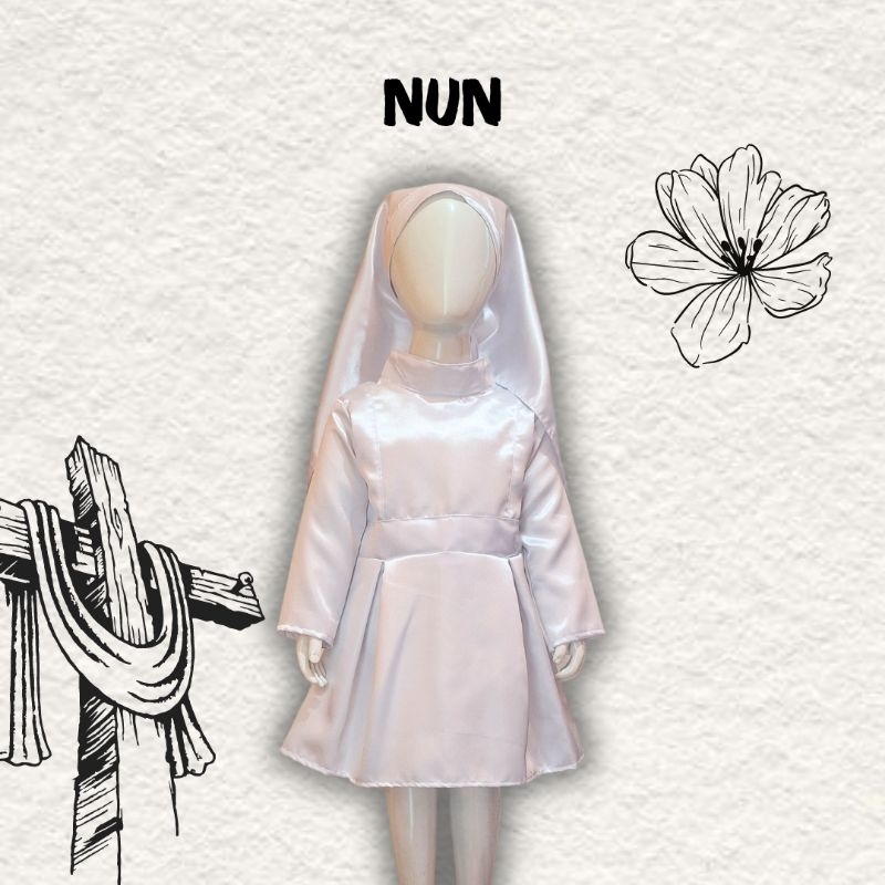 Jual Kostum Suster Katolik untuk Anak dan Dewasa | Kostum Suster Dress ...
