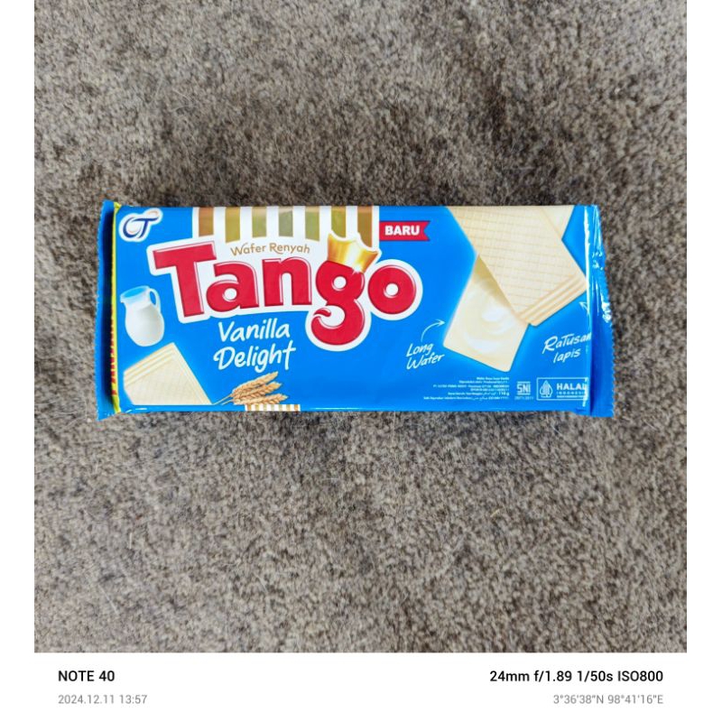 Jual TANGO WAFER LONG VANILLA MILK 110gr (INSTAN MEDAN) | Shopee Indonesia