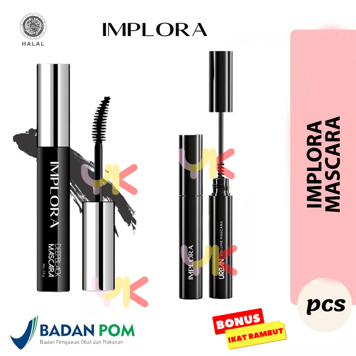 Jual IMPLORA DEEP BLACK MASCARA - MASKARA WATERPROOF | Shopee Indonesia