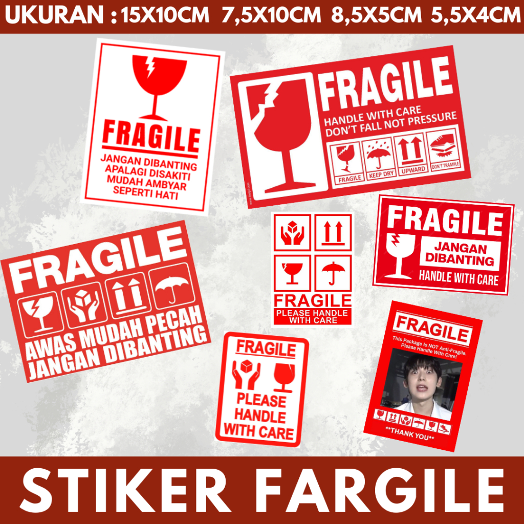 Jual STIKER FRAGILE MURAH, KUALITAS OKE, TERCEPAT | STIKER PECAH BELAH ...