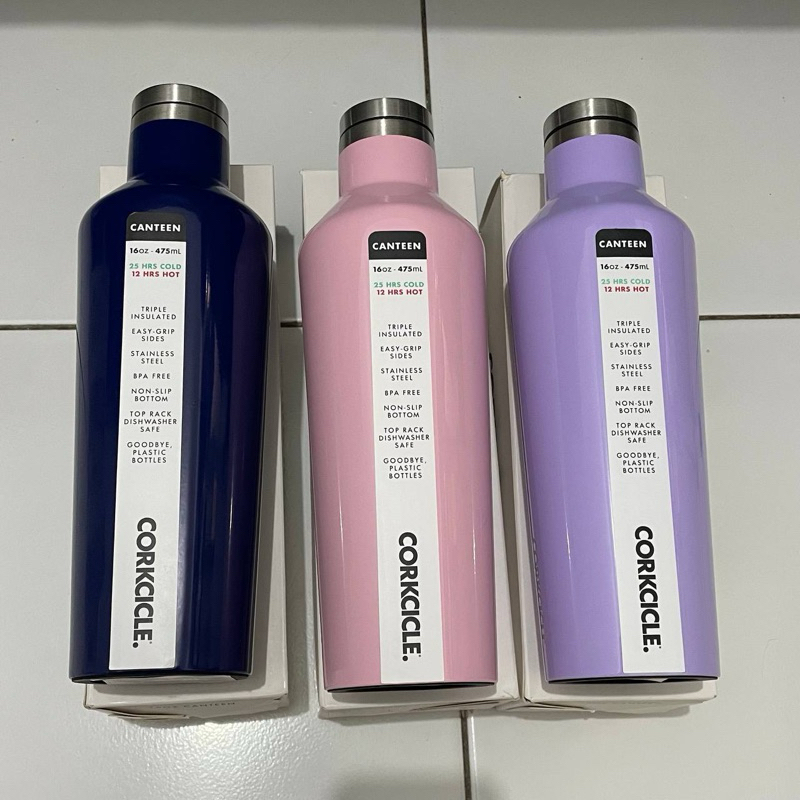 Jual tumblr corkcicle canteen 16oz 475ml new (bukan preloved) | Shopee ...