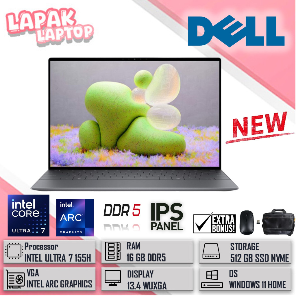 Jual Laptop Dell XPS 13 9340 Intel ULTRA 7 155 Ram 16GB DDR5 512GB SSD ...