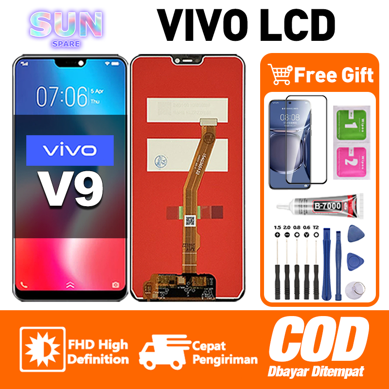 Jual LCD VIVO V9 Original FREE GIFT Asli Ori hp Touchscreen FHD ...