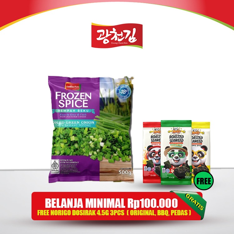 Jual Daun Bawang Potong / Diced Green Onion / Rempah beku / Frozen ...