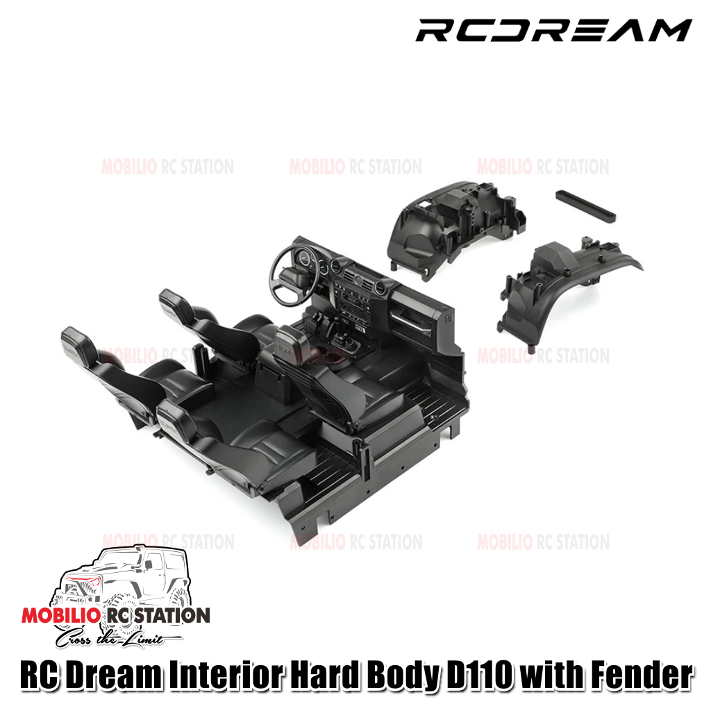 Jual RCDream Interior Hard Body D110 with Fender for 1/10 RC Crawler ...