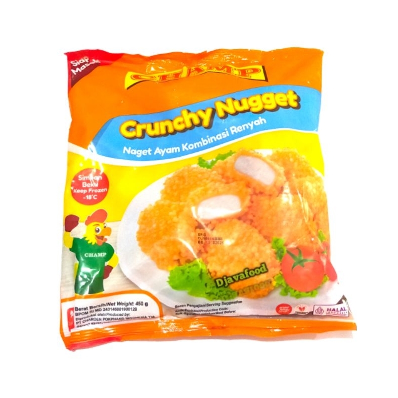 Jual Nugget Champ Crispy Crunchy nuget ayam crispy naget bubble ...