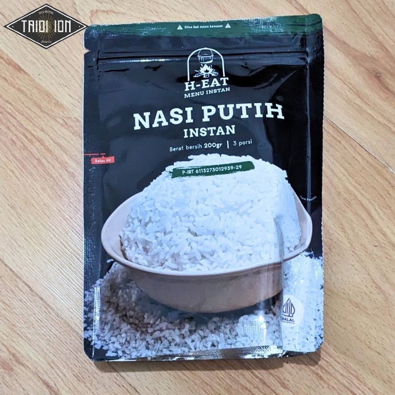 Jual Nasi Putih Instan 3porsi Tinggal Seduh Nasi Emergency | Shopee ...
