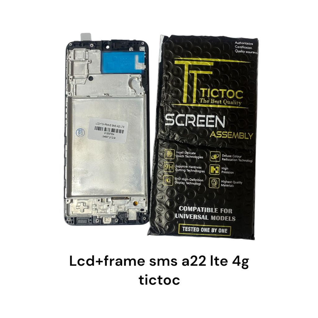 Jual LCD SAMSUNG A22 4G / A225 FULLSET TOUCHSCREEN + FRAME tictoc ...