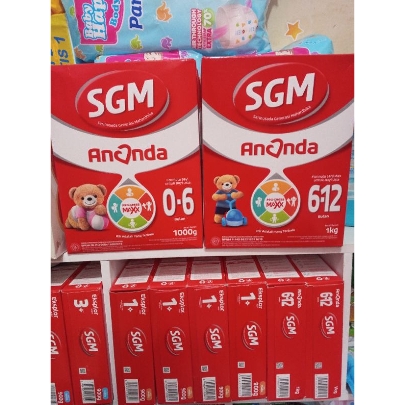 Jual SUSU BAYI SGM 0-6 6-12 BULAN BERAT 1kg | Shopee Indonesia