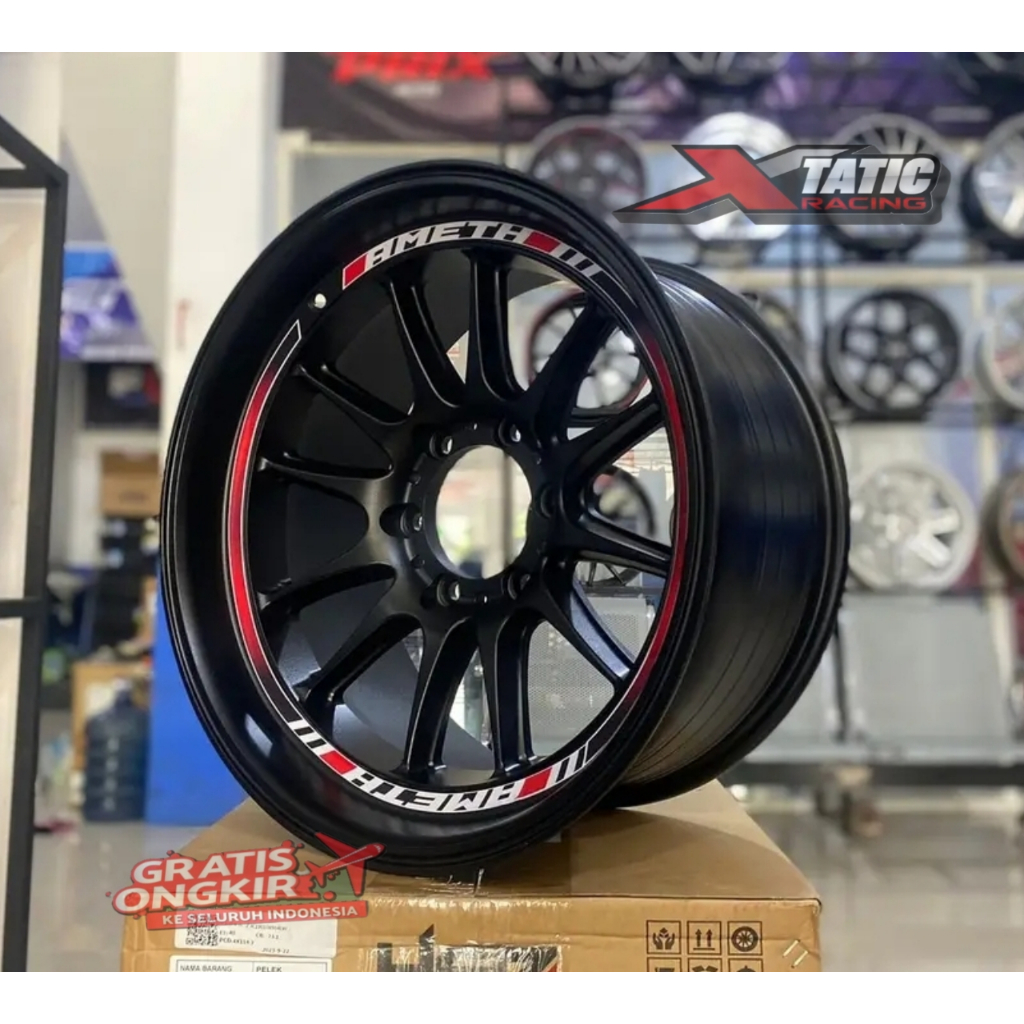Jual VELG MOBIL HSR AMETH R18 PAJERO FORTUNER HILUX TRITON DLL | Shopee ...