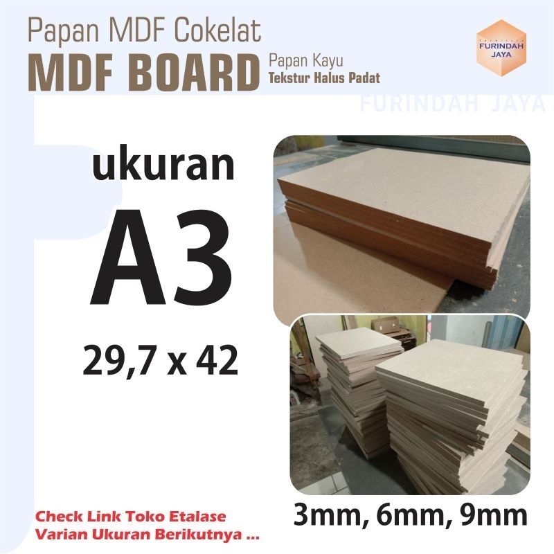 Jual MDF A3 / Mdf Ukuran A3 | Shopee Indonesia