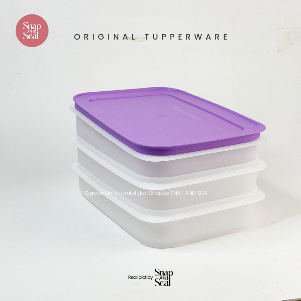 Jual Tupperware stackable freezermate Base 3 Seal 1 | Shopee Indonesia