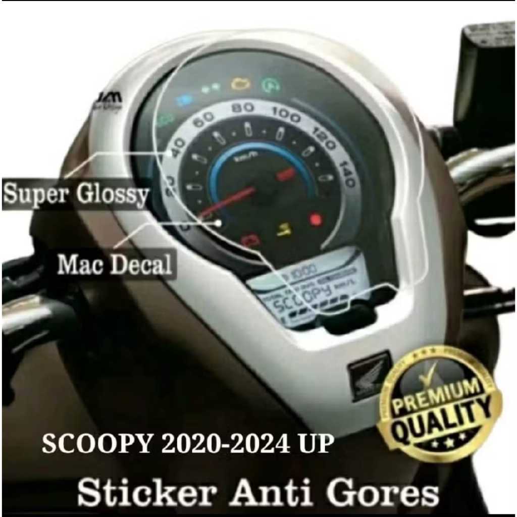 Jual Stiker Speedometer Antigores Pelindung Speedometer motor Scoopy ...