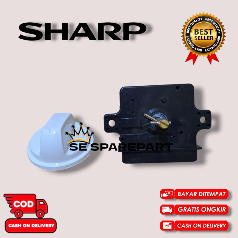 Jual SHARP ES-T95CL TIMER WASH MESIN CUCi SHARP 3 SOKET + KNOP SHARP 1 ...
