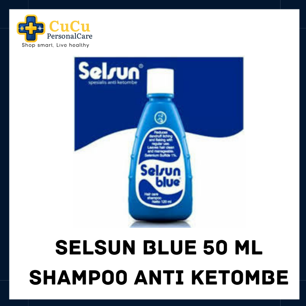 Jual SELSUN BLUE SHAMPOO ANTI KETOMBE 50ML | Shopee Indonesia