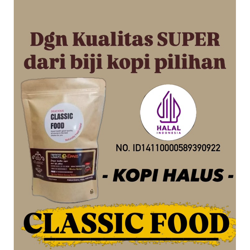 Jual KOPI HALUS - Classic Food | KOPI BUBUK | KOPI MURNI | KOPI HITAM ...