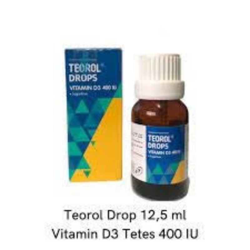 Jual TEOROL DROP || VITAMIN D3 400 IU | Shopee Indonesia