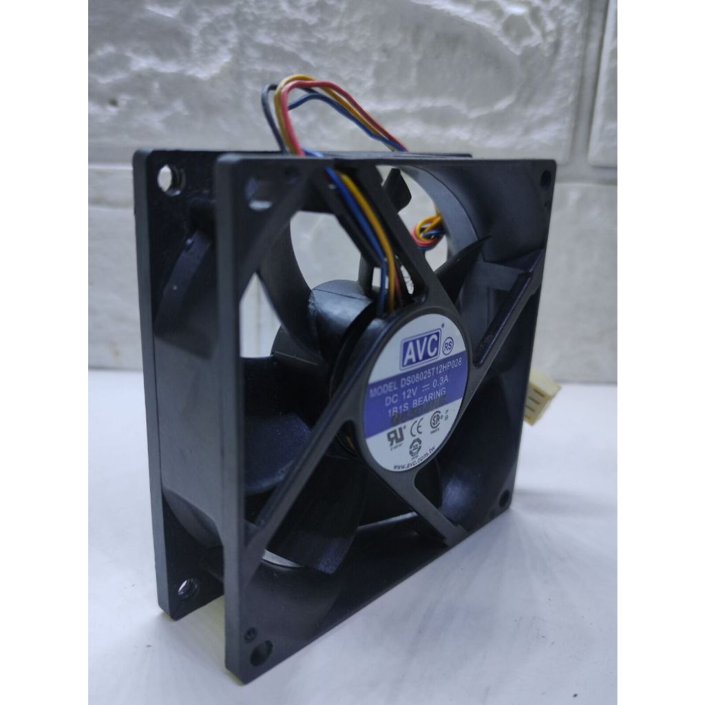 Jual Fan 8cm AVC dc. 12V 0.30a 4PIN HIGH SPEED EX FAN PROCESSOR ...