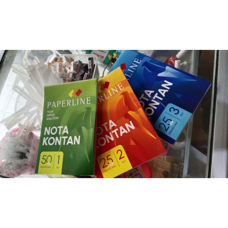 Jual nota paperline/nota 1 ply/ nota 2 ply/nota 3 ply/nota penjualan ...