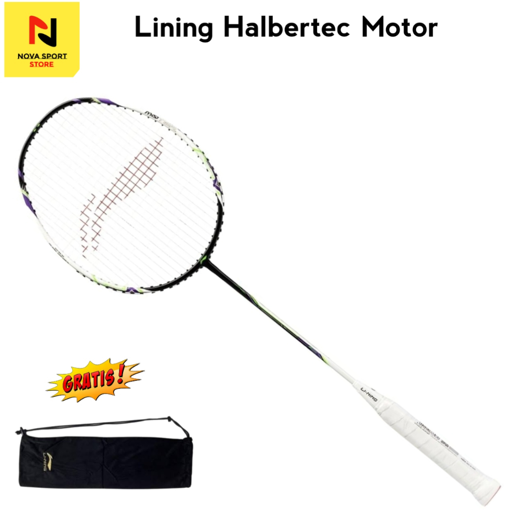 Jual Lining Raket Badminton Halbertec Motor Pearl White | Shopee Indonesia