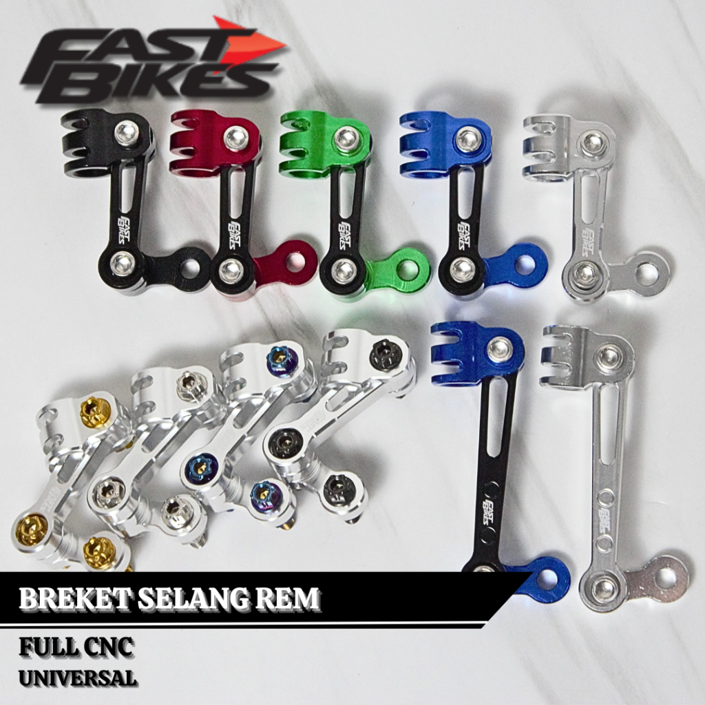 Jual Breket Selang Rem Depan Fastbikes Full Cnc Model Lurus Panjang Dan ...