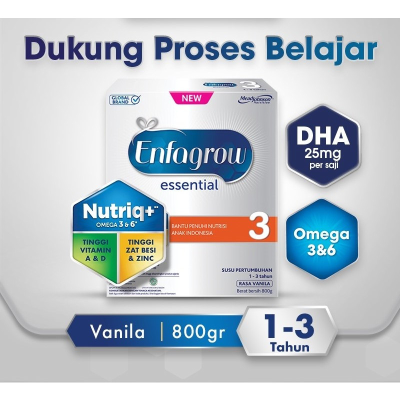 Jual ENFAGROW ESSENTIAL 3 SUSU FORMULA ANAK 1- 3 TAHUN/ENFAGROW PHP ...