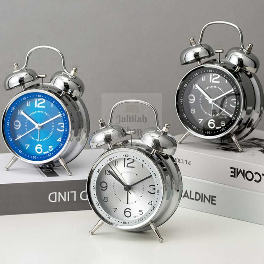 Jual Jam Weker | Alarm Bunyi Kring Besar | Jam Meja | Dekorasi Rumah ...