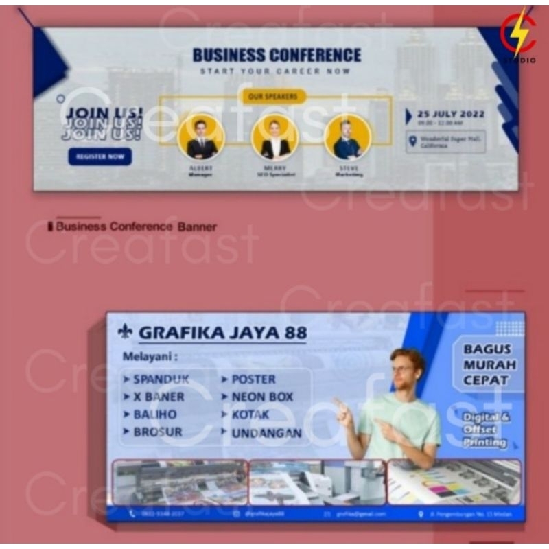 Jual JASA DESAIN SPANDUK BANNER / DESAIN X BANNER BERDIRI Desain ...