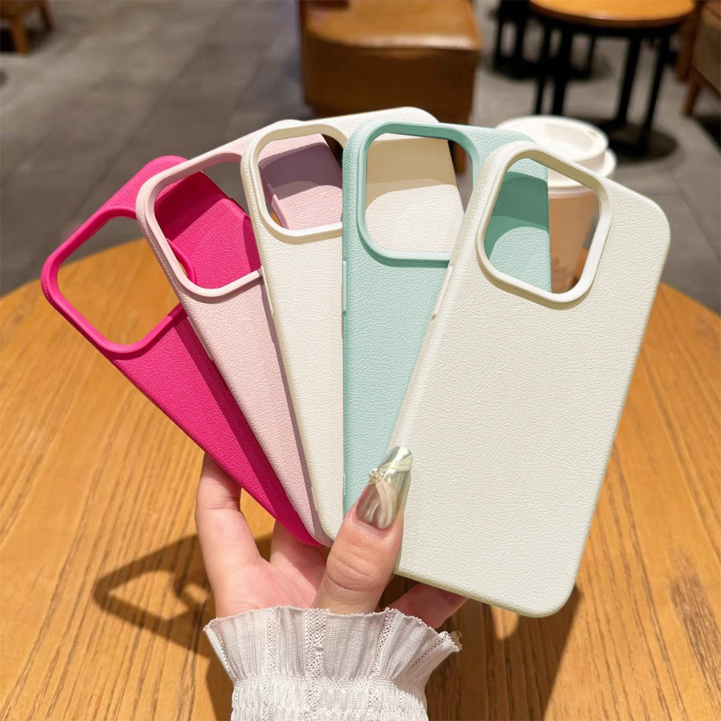 Jual Skin Feel Ultra-thin Solid Color Casing Untuk iPhone 11 13 15 XR ...