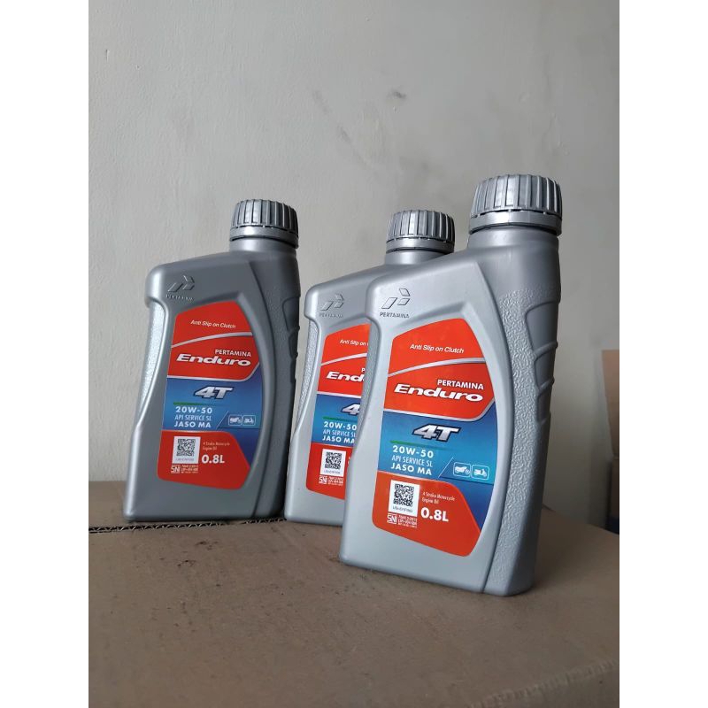 Jual OLI ENDURO PERTAMINA 4T 20W-50 API SERVICE SL JASO MA 0,8L ...