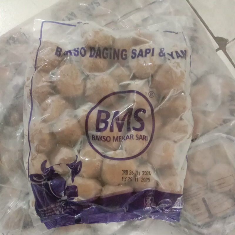 Jual BMS Baso Sapi & Ayam isi 50 or isi 25 berat 625gr | Shopee Indonesia