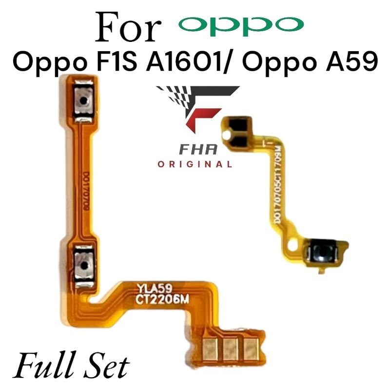 Jual FLEXIBLE VOLUME ON OF OPPO F1S A1601 / A59 FULL SET ORIGINAL FLEXIBLE VOLUME FLEXIBLE ON OF ...
