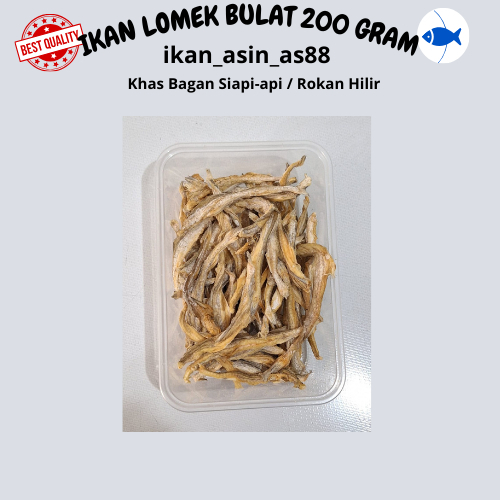 Jual IKAN ASIN LOMEK BULAT/LOMEK BULAT/SITING TIAU / usam kecil ...