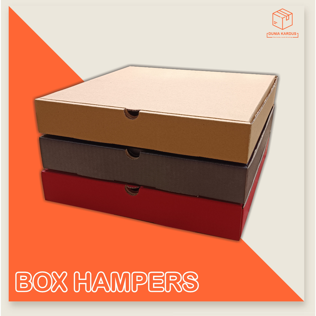 Jual Box Pizza/hampers 40x40x4,5 cm |PIZZA POLOS | BOX HAMPERS | BOX ...