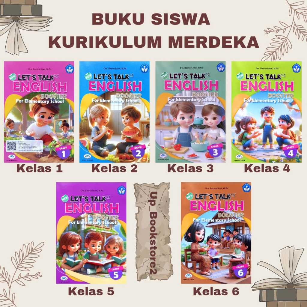 Jual BUKU SISWA LET'S TALK ENGLISH BOOSTER KELAS 1,2,3,4,5,6 SD/MI PENERBIT : MITRA ABADI ...