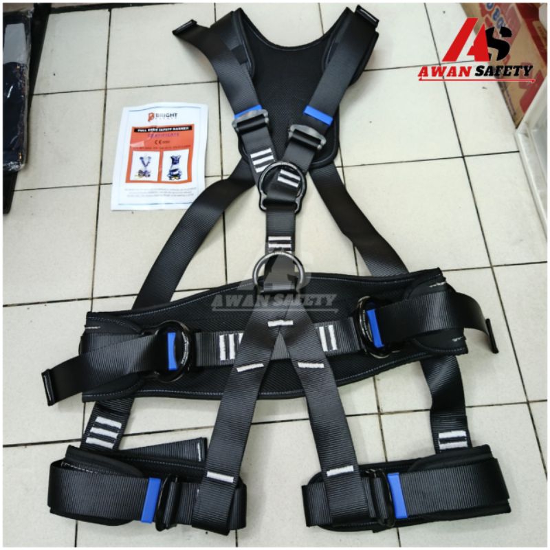 Jual Full Body Harness Safety Belt HAIDAR BRIGHT Pn 56 Sabuk Pengaman | Shopee Indonesia
