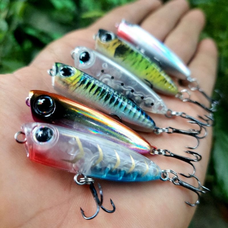 Jual Mini Popper Pencil Pop WTD 4,8 cm 3,5 gram BEST KILLER ACTION ...