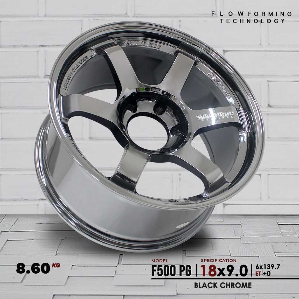 Jual Velg Mobil TE37 Black Chrome Ring 18 Bestfor Pajero, Fortuner ...