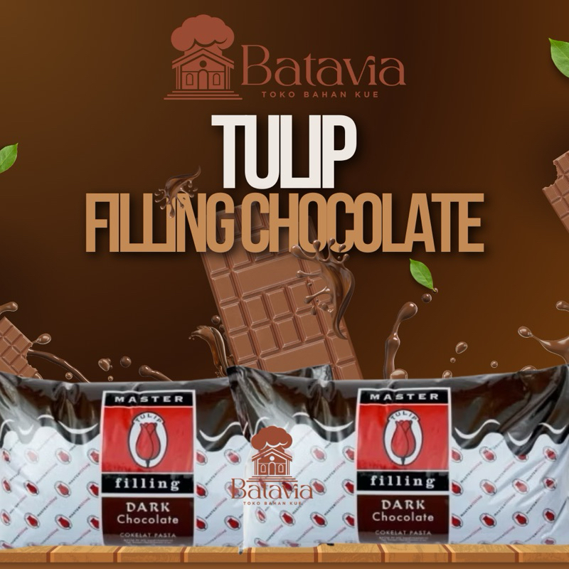 Jual Tulip Master Filling Chocolate Dark Pasta | Tulip Masterfilling ...