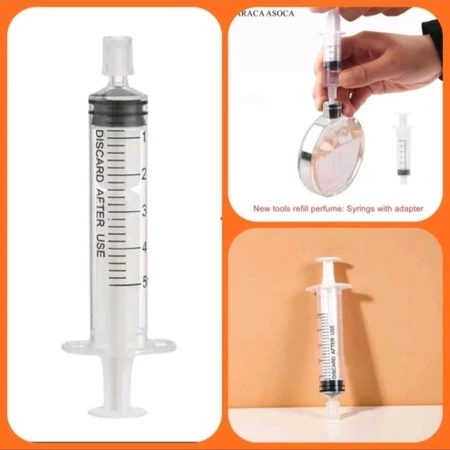 Jual TJ 30ml Suntikan Sedot Pemindah Penyedot Decant Parfum Syringe ...