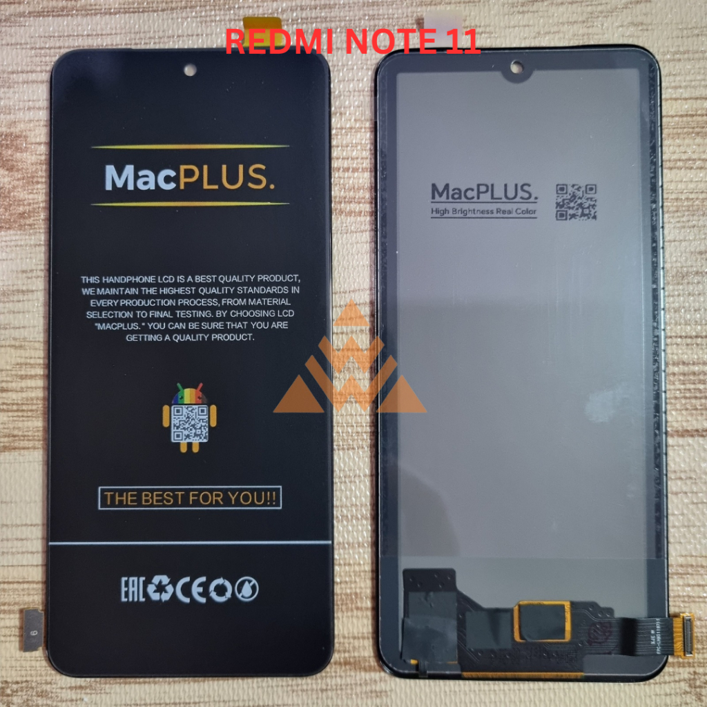 Jual Macplus ~ LCD Touchscreen Xiaomi Redmi Note 11/Note 11S/Poco M4 Pro 4G Black | Shopee Indonesia