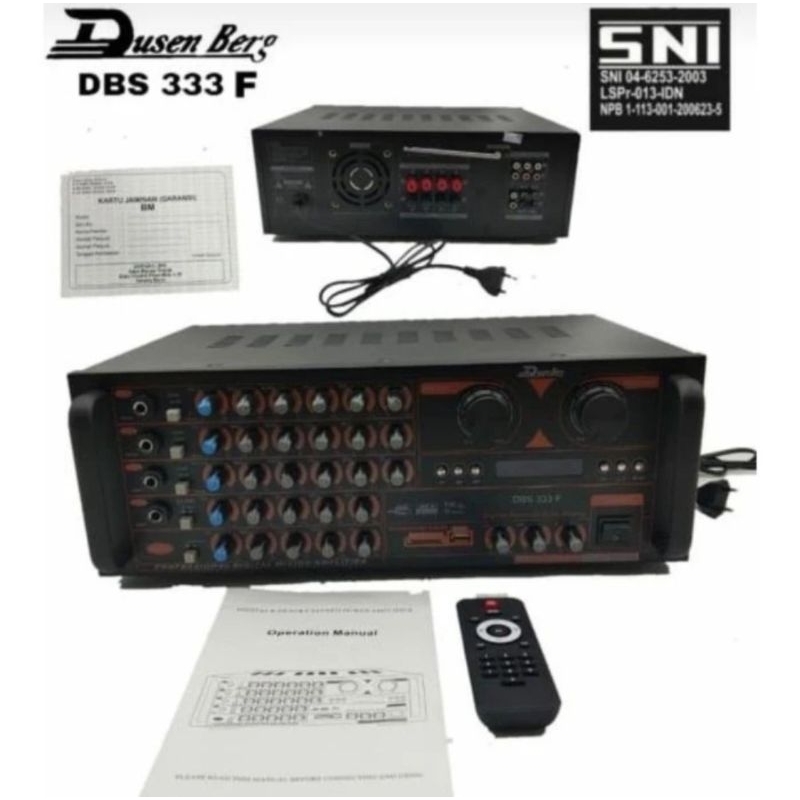 Jual Amplifier Dusen Berg DBS 333F DusenBerg DBS333F | Shopee Indonesia