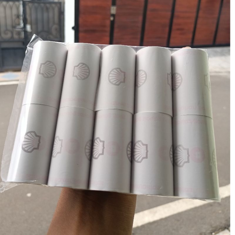 Jual Kertas Struk Termal Logo Shell 58X30 / 57X30 / EDC Thermal Printer ...