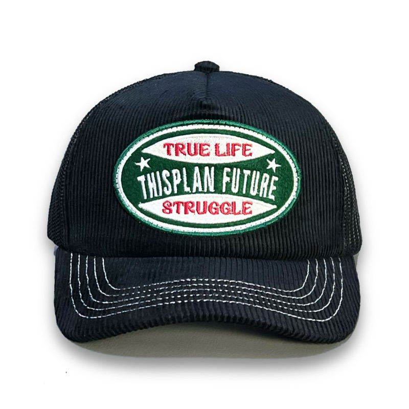 Jual Topi jaring Corduroy Trucker Hat Black Struggle Thisplan | Shopee ...