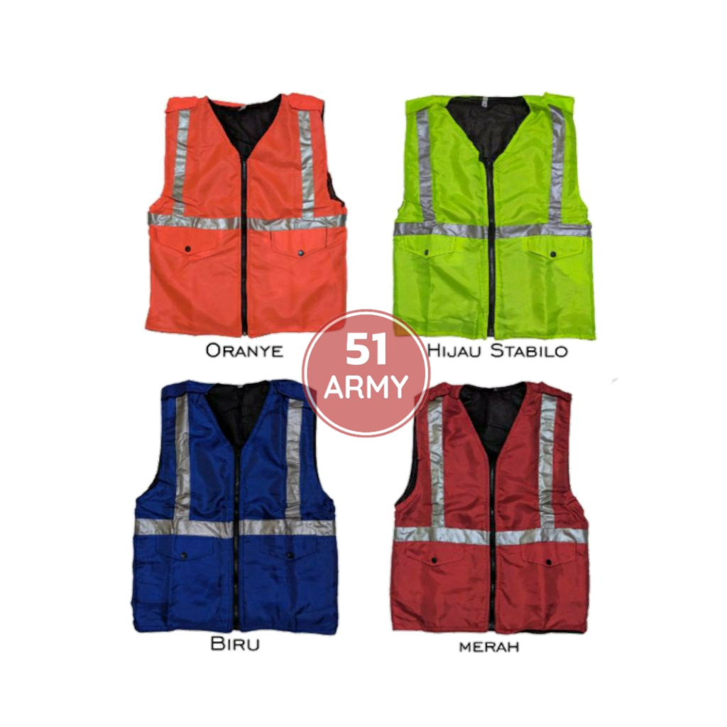 Jual Rompi Safety/Rompi Proyek/Rompi Parkir/Rompi Motor/Rompi Lapangan ...