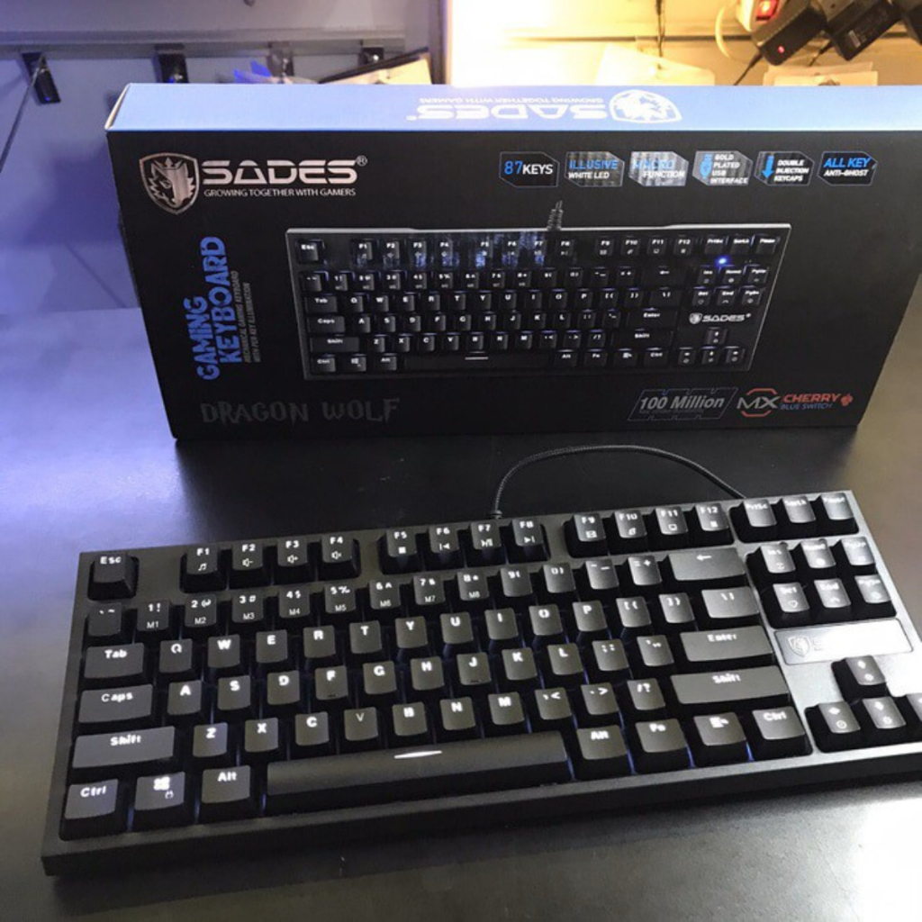 Jual Keyboard USB Mechanical Sades Dragon Wolf Keyboard Gaming TKL RGB ...