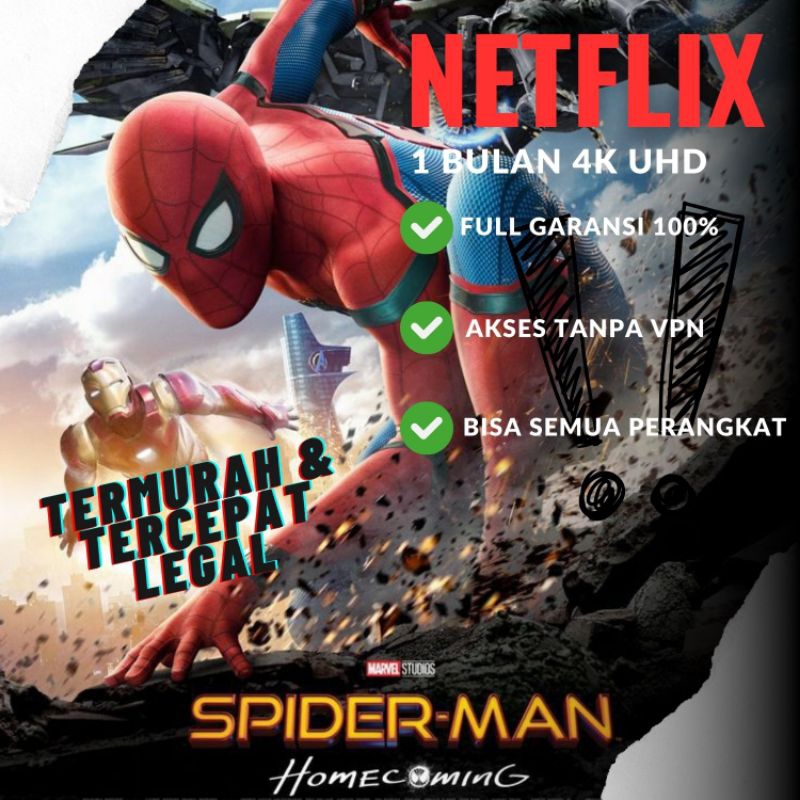 Jual NETFLIXX PREMIUM 1 BULAN FULL GARANSI 100% ALL DEVICE 4K UHD | Shopee Indonesia