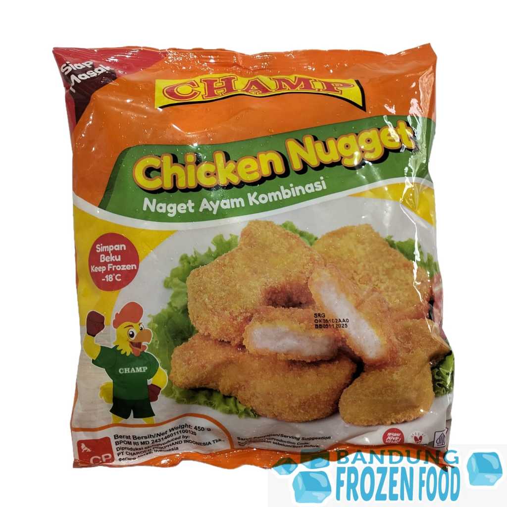 Jual CHAMP CHICKEN NUGGET 450GR - NEW SIZE | Shopee Indonesia
