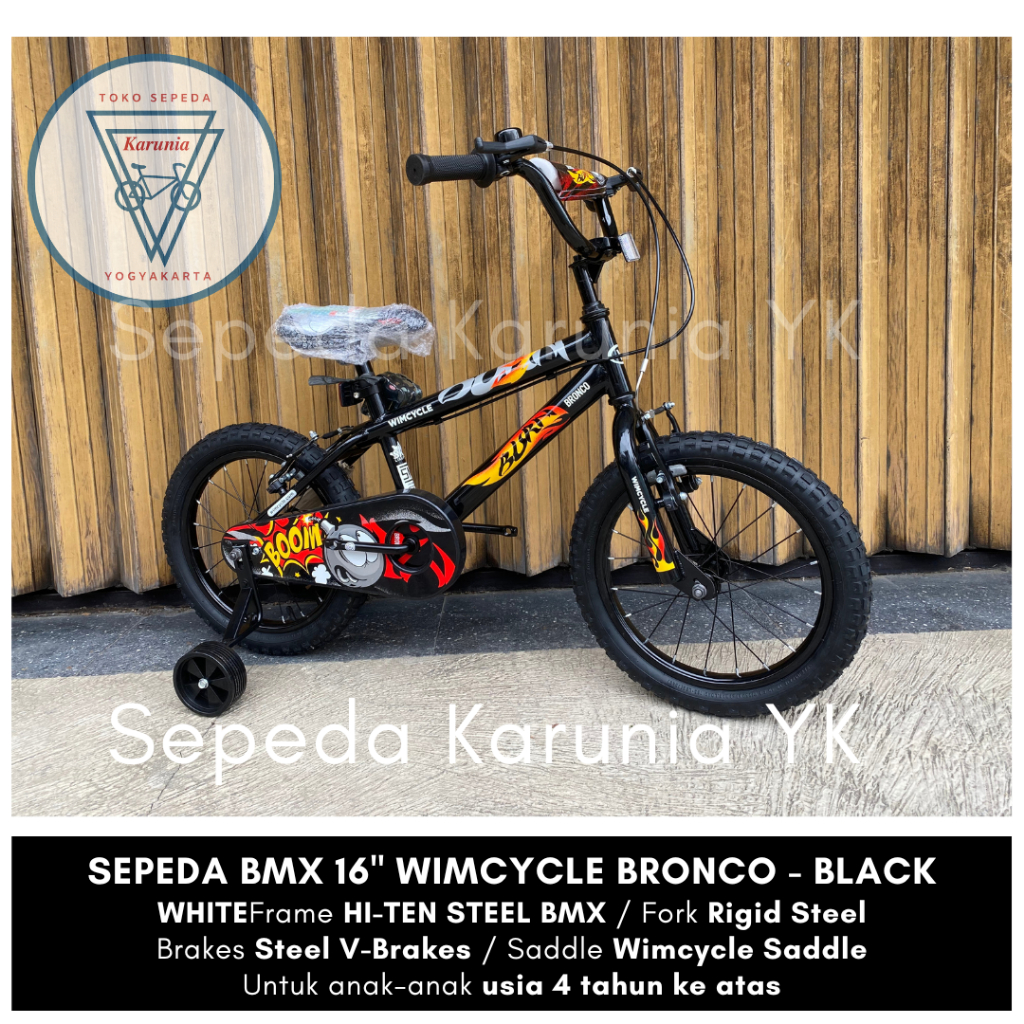 Jual Sepeda BMX Wimcycle Wim Cycle 16 Inch - Anak Laki-laki | Shopee ...