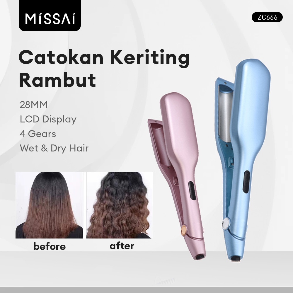 Jual Missai Catokan Keriting Rambut 28mm Alat Keriting Rambut Curly ...